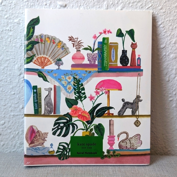 kate spade | Office | Nwt Kate Spade Bookshelf Concealed Spiral ...